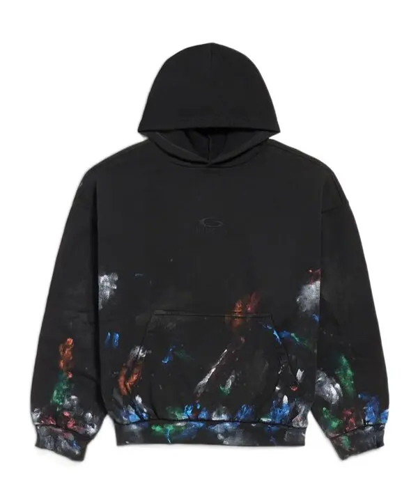 Balenciaga Painter's Shirt Hoodie - Black