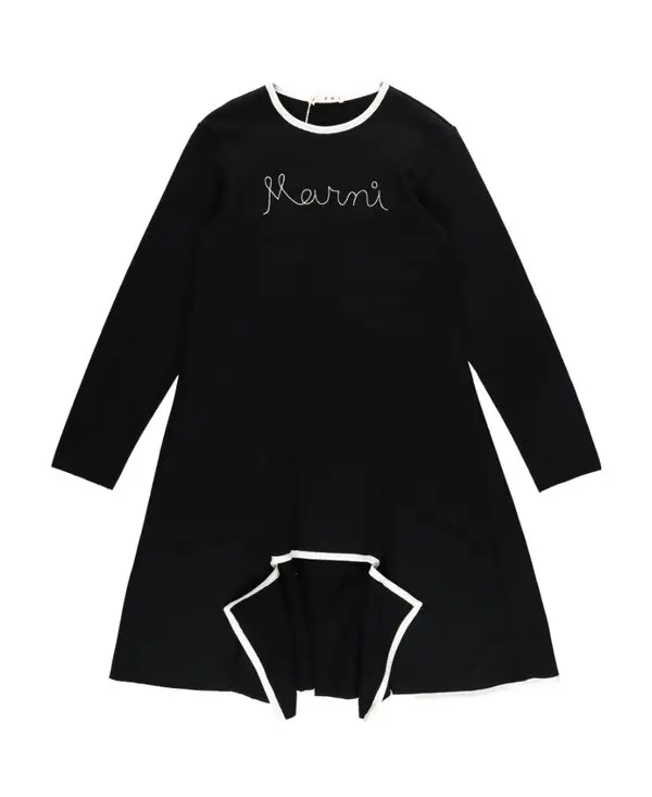 Marni Round Neck Long-sleeved Dress