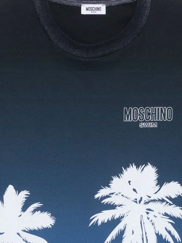 Moschino Palm-print Ombré T-shirt