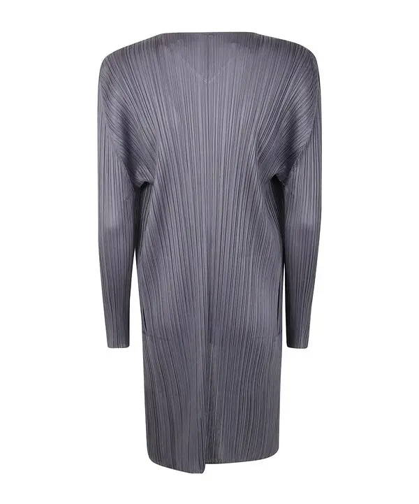 PLEATS PLEASE BY ISSEY MIYAKE Pleated Cardigan-coat