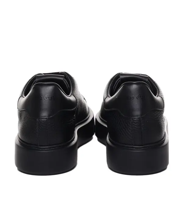 GIULIANO GALIANO Pebbled Leather Low-top Sneakers