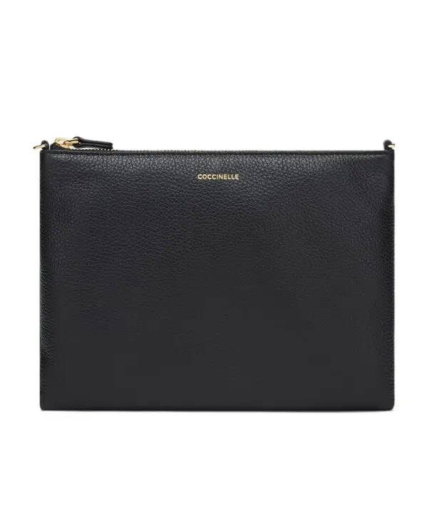 COCCINELLE Pebble-texture Leather Crossbody Bag