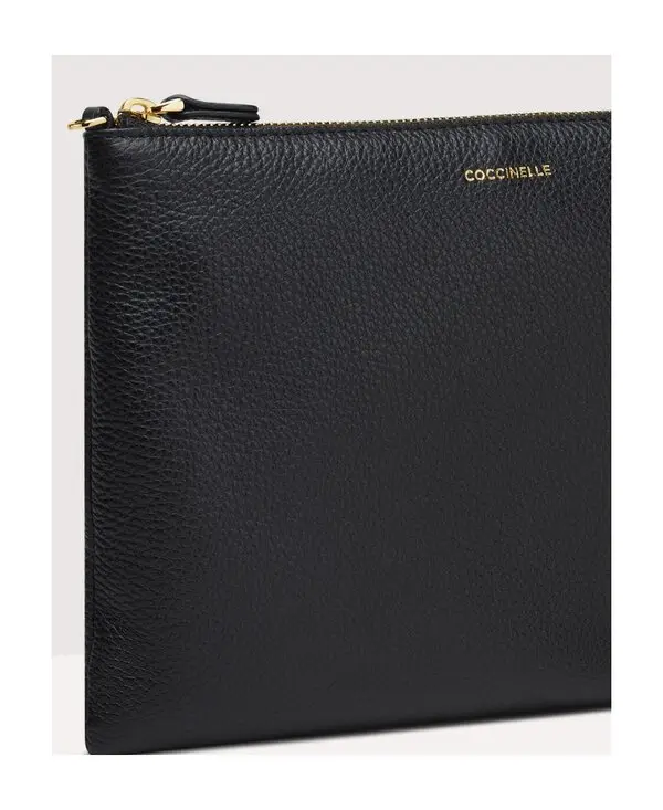 COCCINELLE Pebble-texture Leather Crossbody Bag