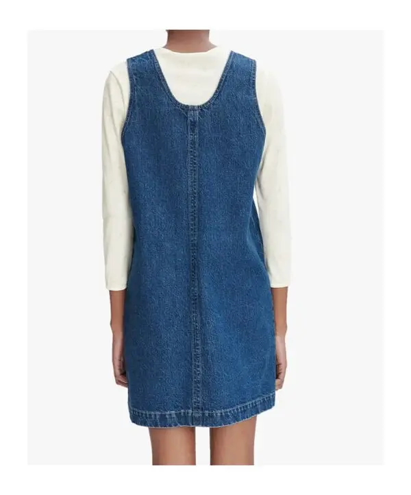 A.p.c. Denim Zip Up Dress