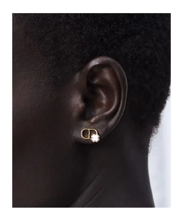 Dior Cd Garden Stud Earrings