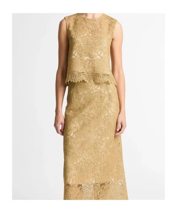 Vince Lace Cropped Top