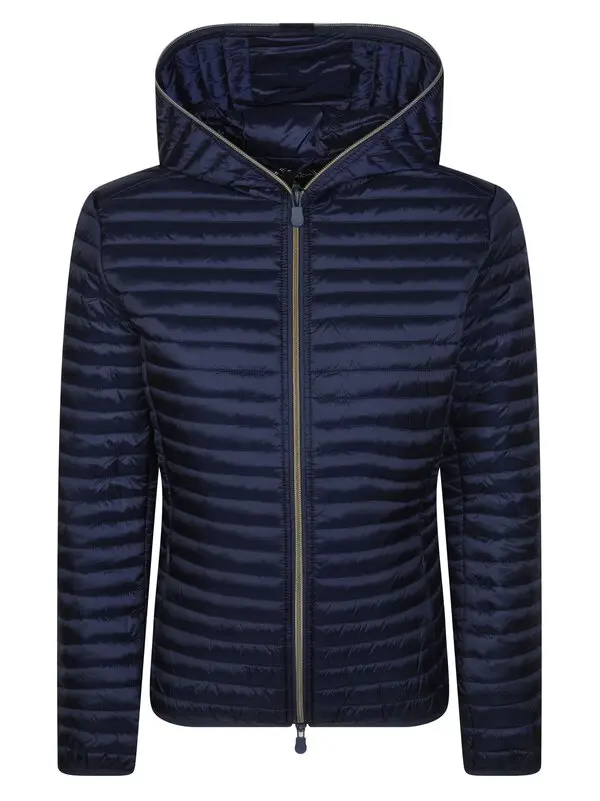 SAVE THE DUCK Zip-up Hooded Quilted Jacket