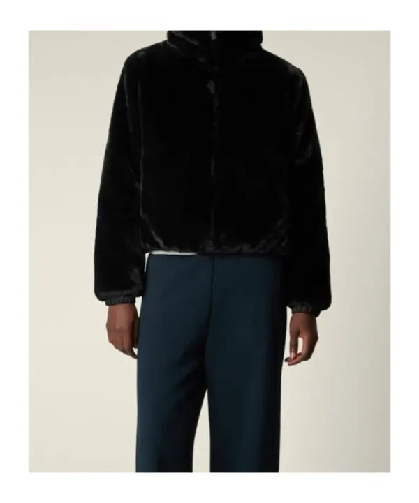 SAVE THE DUCK Double-sided Faux Fur Jacket