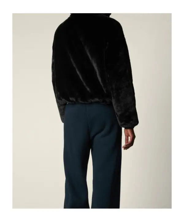 SAVE THE DUCK Double-sided Faux Fur Jacket