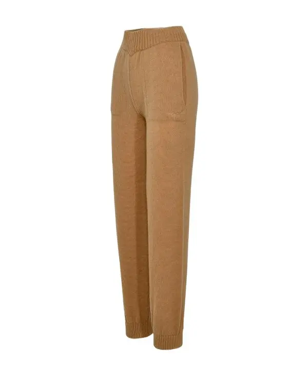 MSGM Fine-knit Elasticated-waistband Trousers