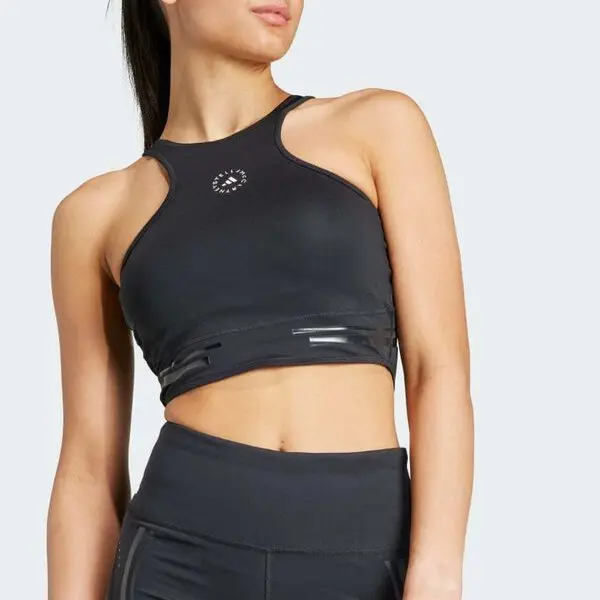 Adidas By Stella McCartney Logo-print Cropped Top