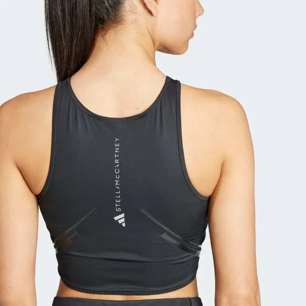 Adidas By Stella McCartney Logo-print Cropped Top