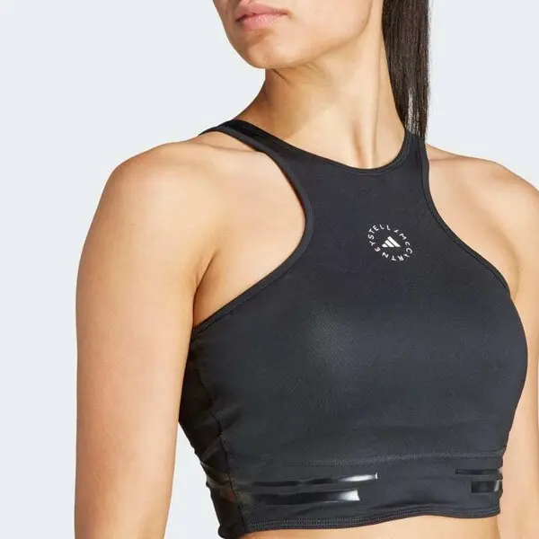 Adidas By Stella McCartney Logo-print Cropped Top