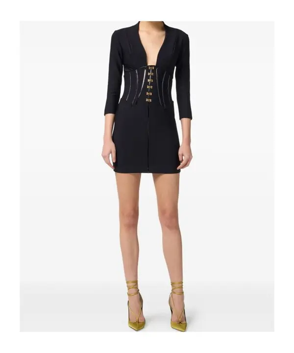 Elisabetta Franchi Corset Detail Dress