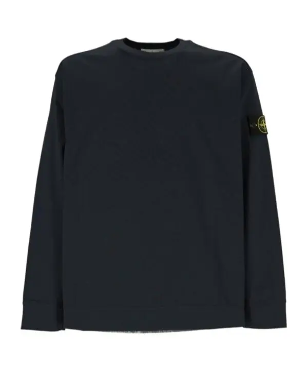 Stone Island Logo Patch Crewneck Sweatshirt