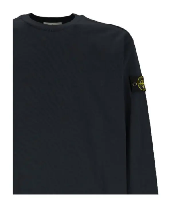 Stone Island Logo Patch Crewneck Sweatshirt