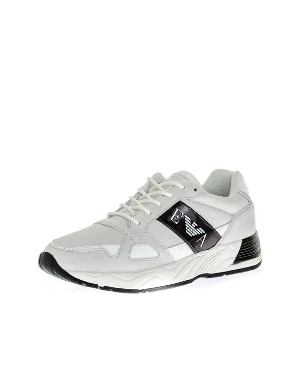 Emporio Armani Logo Detail Lace-up Sneakers
