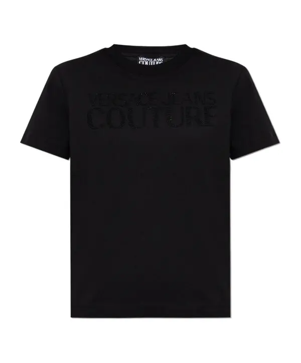 Versace Logo Embellished Top
