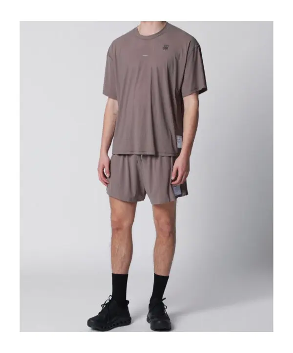 Satisfy Falcon-colored Space-o T-shirt In Perforated Micro Jersey