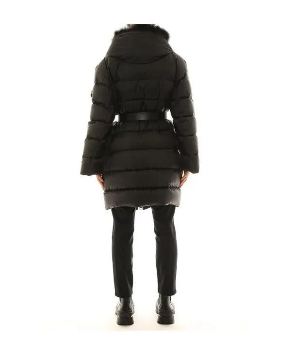 Ermanno Scervino Belted Hooded Coat