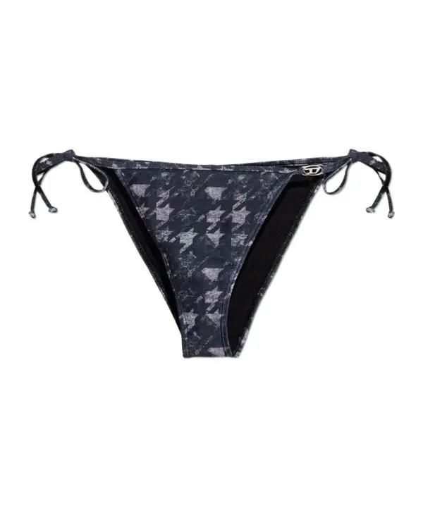 DIESEL® Houndstooth Side-tie Bikini Briefs