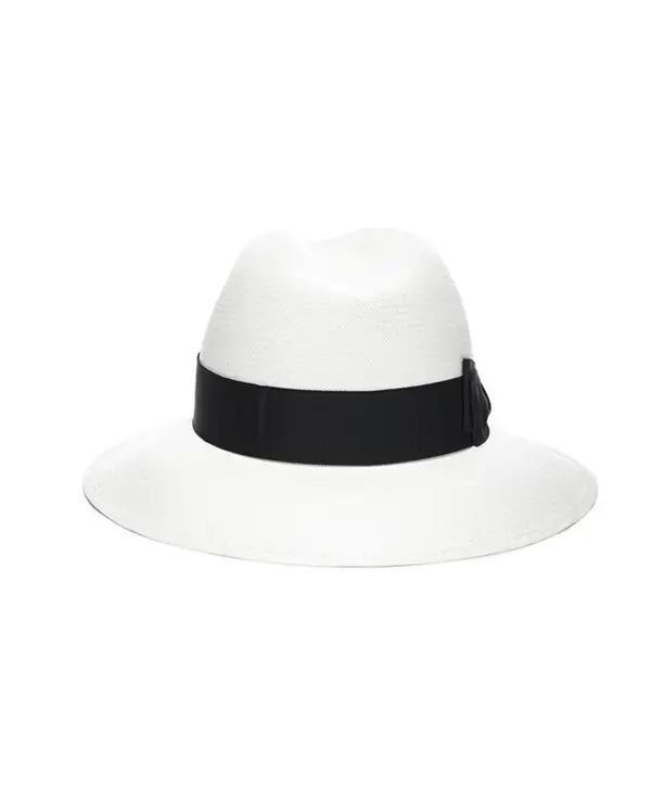 Borsalino Woven Ribbon Hat