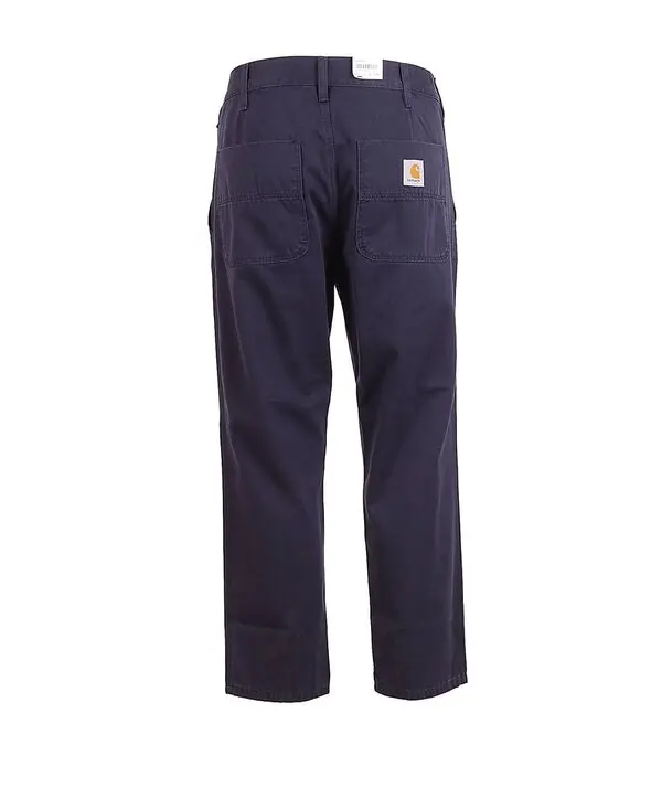Carhartt Wip Logo Patch Cropped Cargo Trousers
