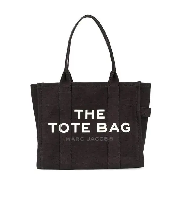Marc Jacobs Logo Printed Handbag - Black