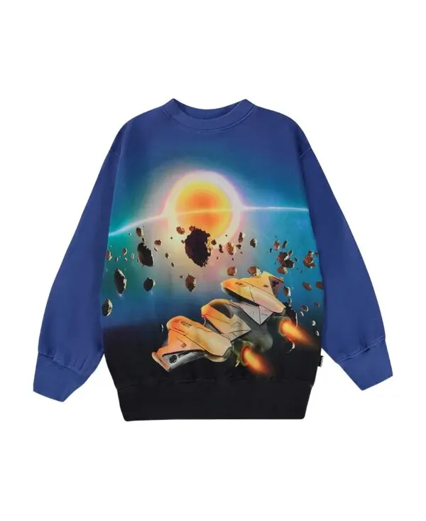 MOLO Mattis Graphic-printed Crewneck Sweatshirt
