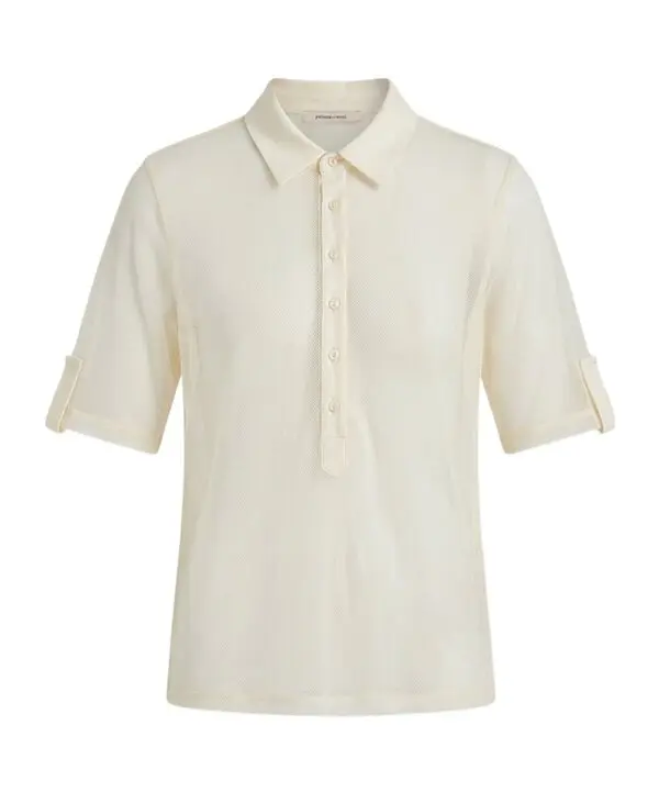 Paloma Wool Sheer Polo Top - No