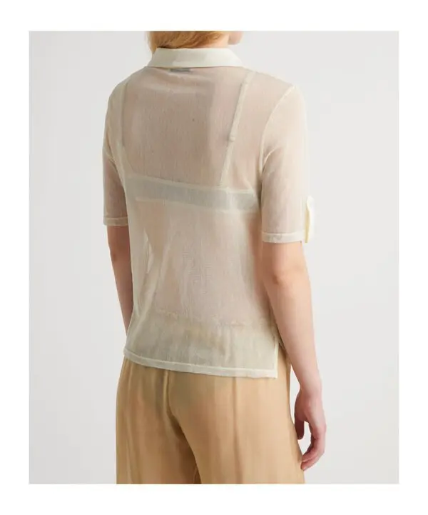 Paloma Wool Sheer Polo Top - No