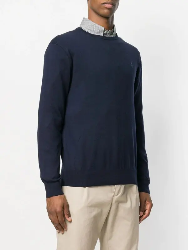 Polo Ralph Lauren Navy Logo Embroidered Sweater