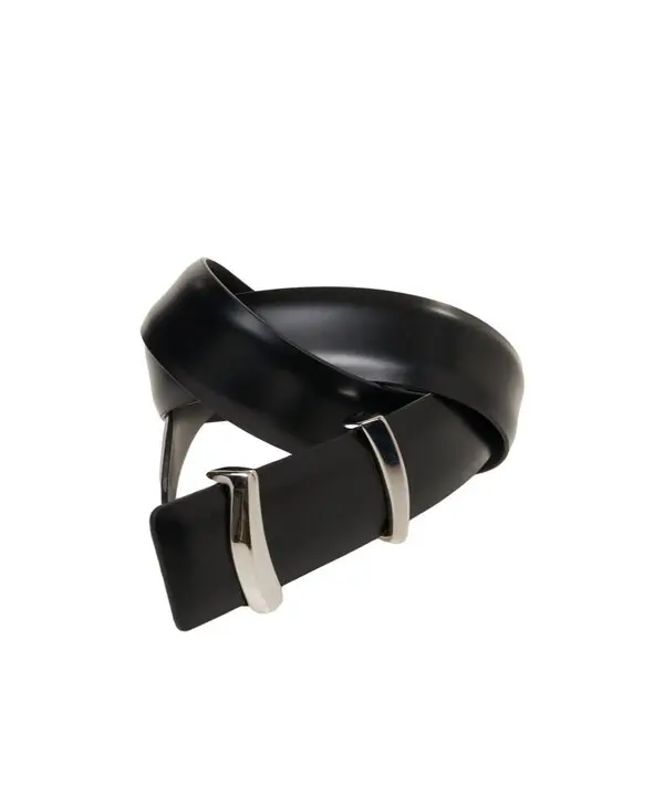 ORTIGNI Iconic Brackets Formal Leather Belt