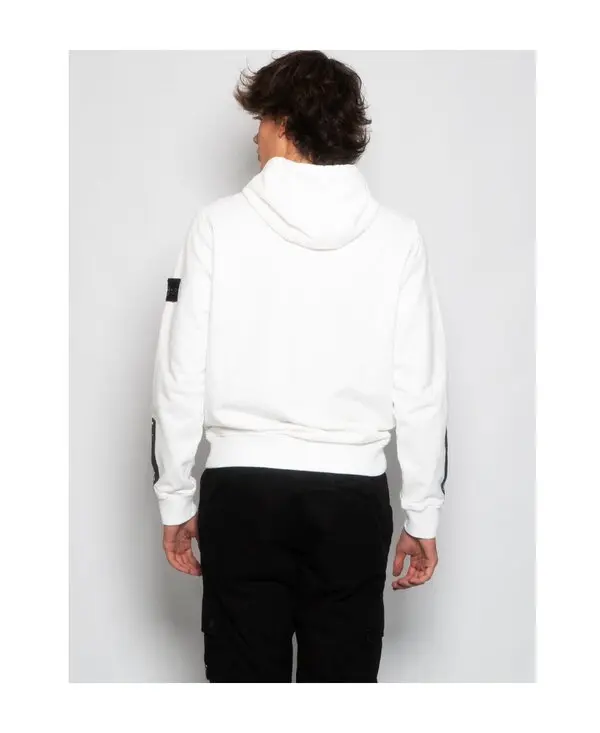 Stone Island Logo Patch Drawstring Hoodie