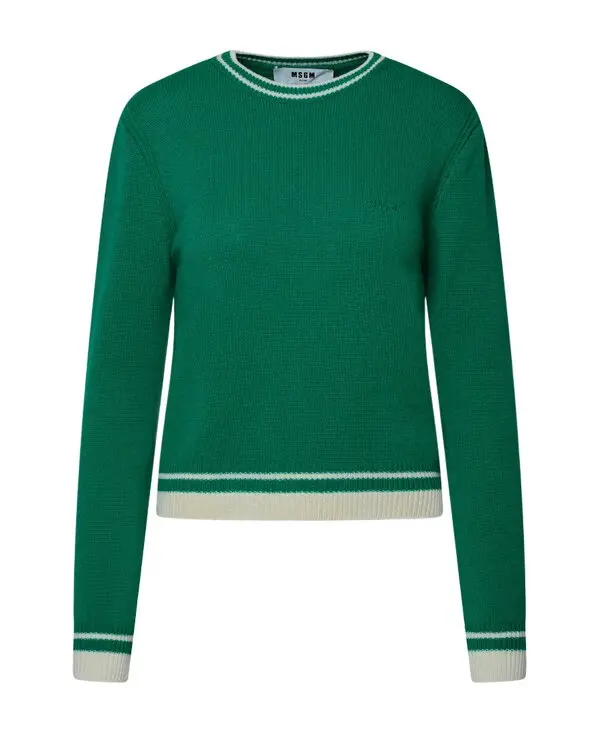 MSGM Round Neck Long-sleeved Sweater