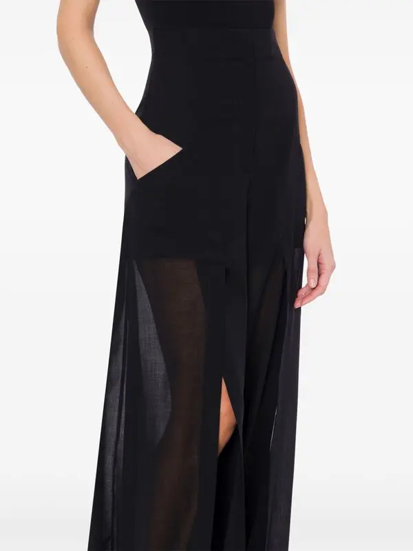 Philosophy Di Lorenzo Serafini High Waist Semi-sheer Trousers