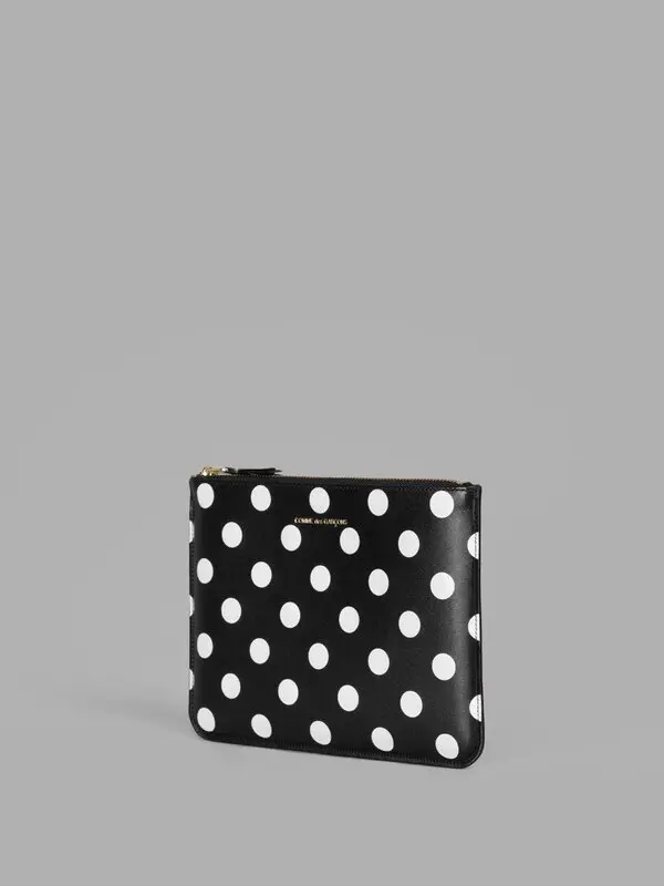 Comme Des Garçons Wave Point Logo Handbag