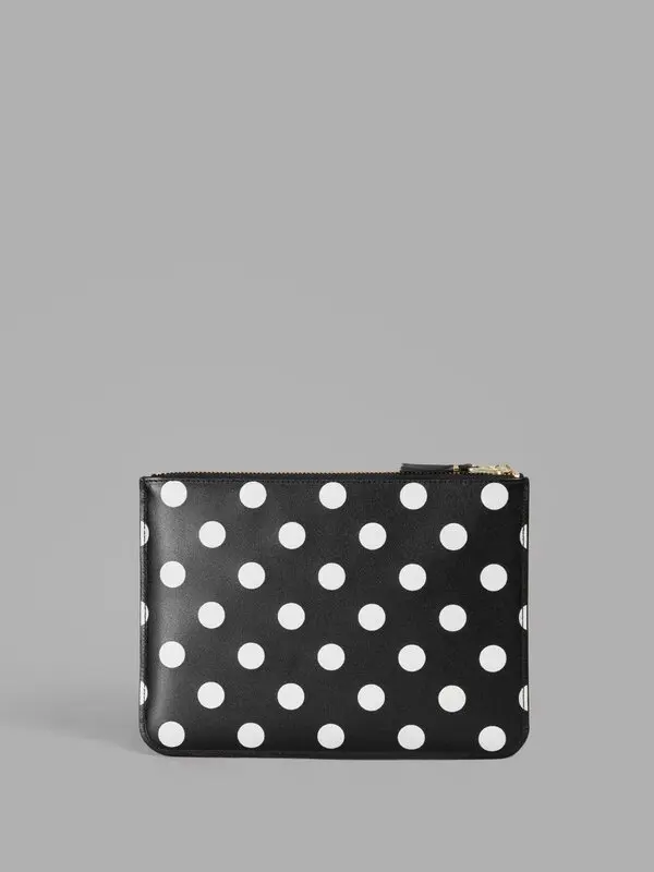 Comme Des Garçons Wave Point Logo Handbag