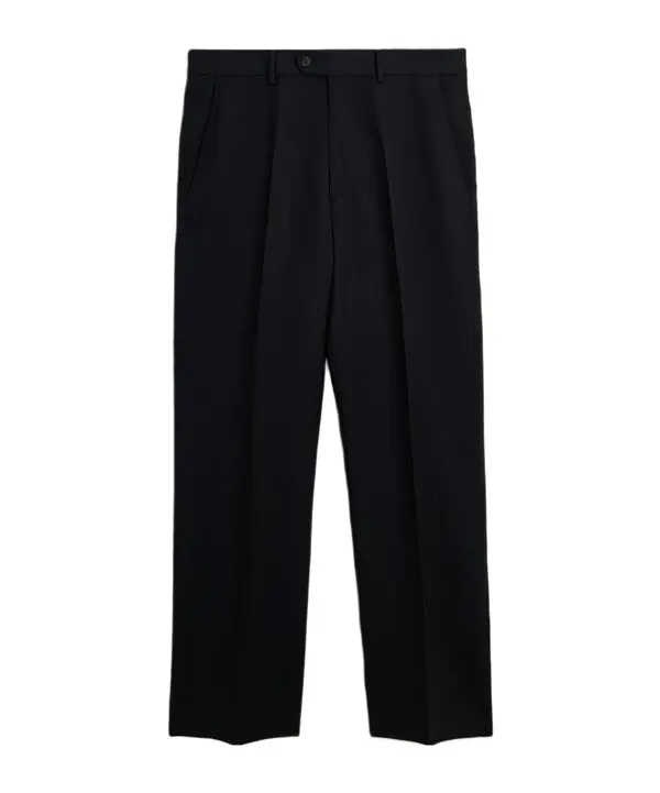 SUNFLOWER Pleated Wool Casual Pants