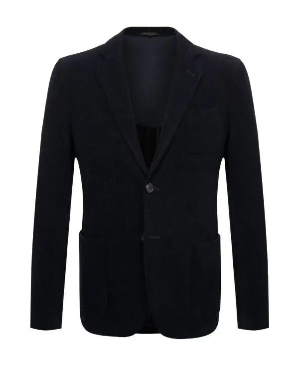 Giorgio Armani Single-breasted Straight Hem Blazer