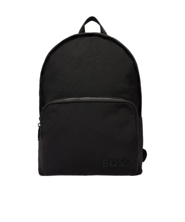 Hugo Boss Logo Lettering Zip-up Backpack