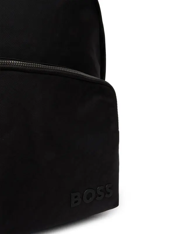 Hugo Boss Logo Lettering Zip-up Backpack