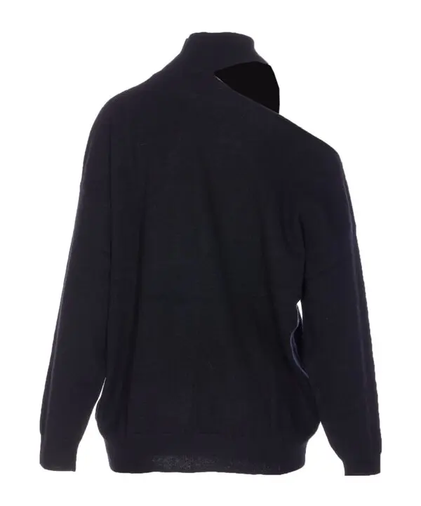 LISA YANG Cut-out High Neck Sweater