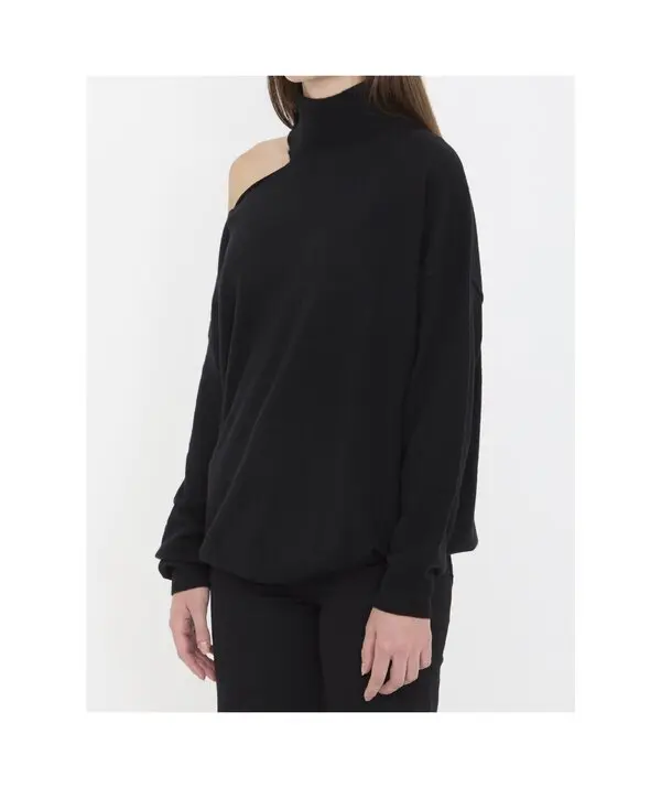 LISA YANG Cut-out High Neck Sweater