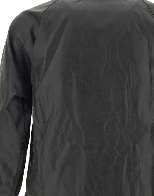 Barbour Beaufort Long-sleeved Wax Jacket - Black