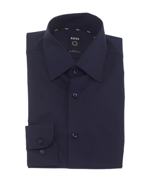 Hugo Boss H Hank Slim Fit Shirt - Black