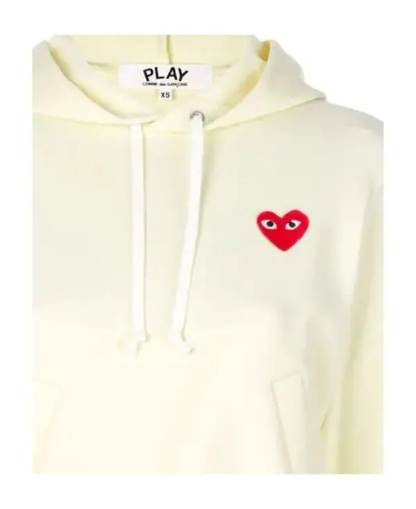 Play Comme Des Garcon Logo Hooded Sweater