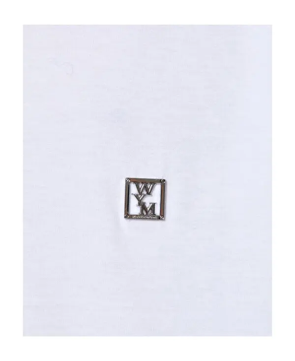WOOYOUNGMI Logo-plaque Drawstring T-shirt