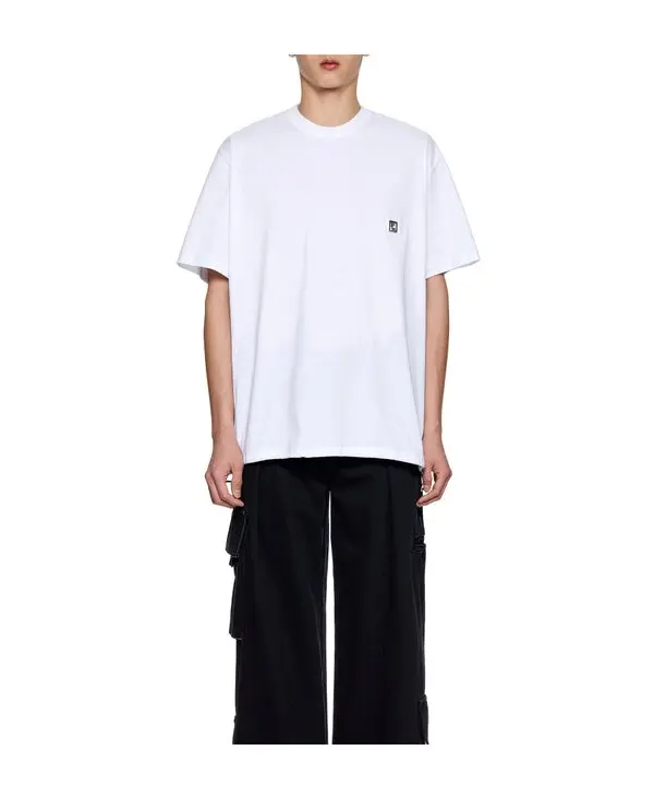 WOOYOUNGMI Logo-plaque Drawstring T-shirt