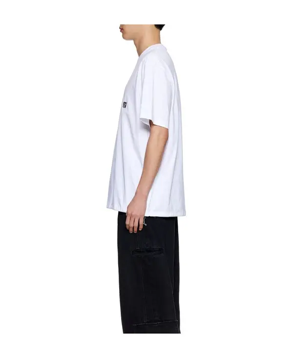WOOYOUNGMI Logo-plaque Drawstring T-shirt
